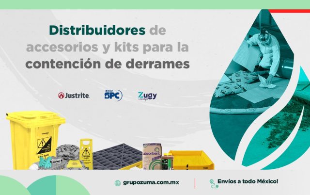 Kit Antiderrames | Almohadas Absorbentes | Tarimas Antiderrames
